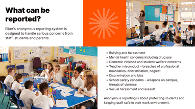 Anonymous Reporting App for Schools to Enhance Safety
